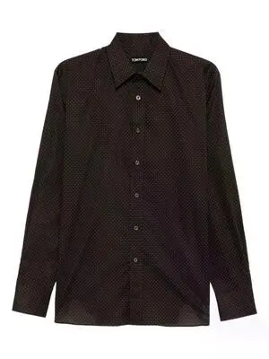TOM FORD Polka-dot Cotton Shirt