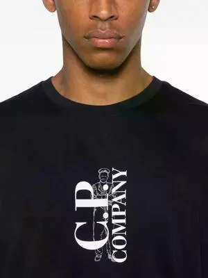 C.P. COMPANY Logo-print Cotton T-shirt