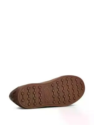 TOD'S Leather Sneakers - Brown