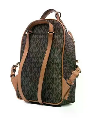 Michael Kors Monogram Logo Backpack