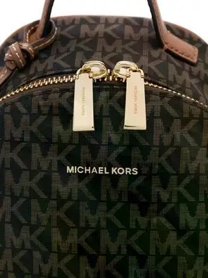 Michael Kors Monogram Logo Backpack