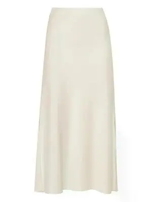 Brunello Cucinelli Midi Skirt With Side Slits