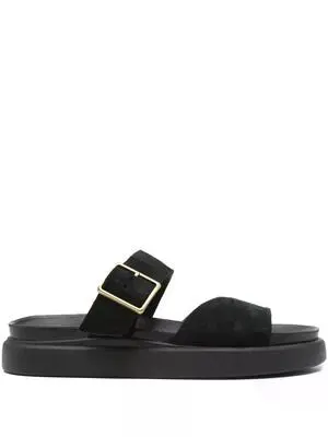 Clarks Aristella Buckled Platform Sandals