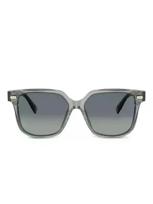 Brunello Cucinelli Square-frame Sunglasses - Grey