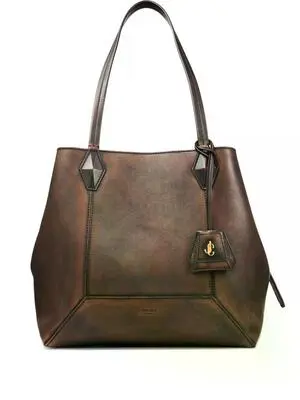 JIMMY CHOO Diamond Medium Leather Tote Bag