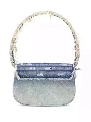 DIESEL® 1dr Crystal-embellished Denim Shoulder Bag