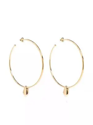 Isabel Marant Étoile Teardrop-detail Hoop Earrings