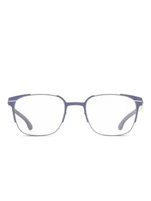 IC! BERLIN Alfie Rectangle-frame Glasses - Blue
