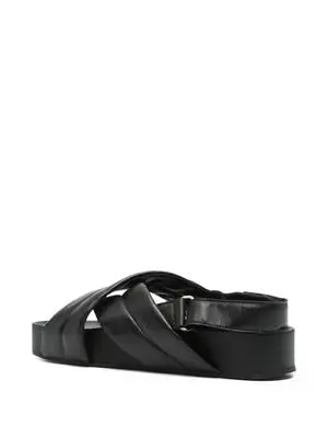HOGL Crossover Strap Platform Sandals