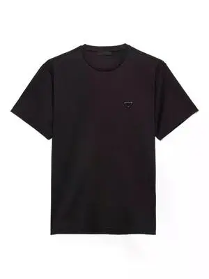 Prada Logo-plaque T-shirt - Black