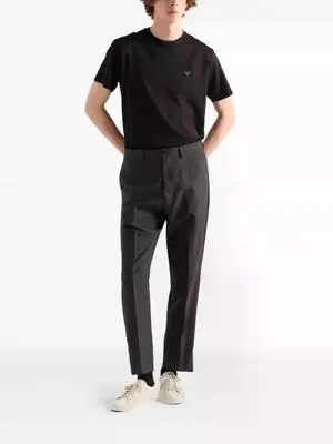 Prada Logo-plaque T-shirt - Black