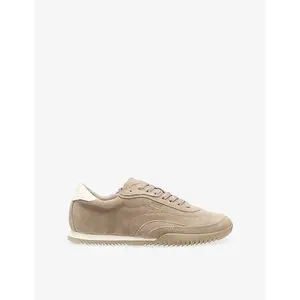 BOSS Logo Suede Low-top Trainers