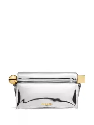 Jacquemus Metallic Clutches