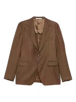 Tagliatore Peak-lapels Single-breasted Suit - Brown