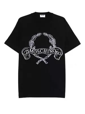 Moschino Logo-embroidered T-shirt
