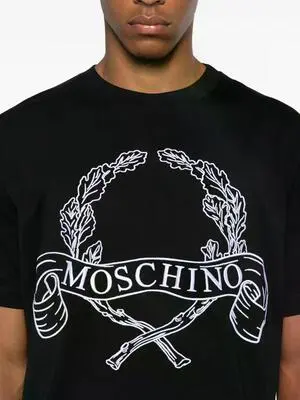 Moschino Logo-embroidered T-shirt