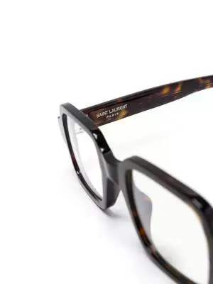 Saint Laurent Tortoiseshell-effect Blue-light Filtering Glasses
