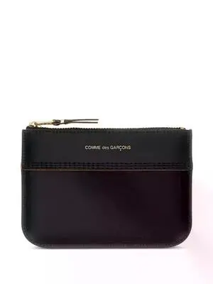 Play Comme Des Garcon Logo Zip Wallet