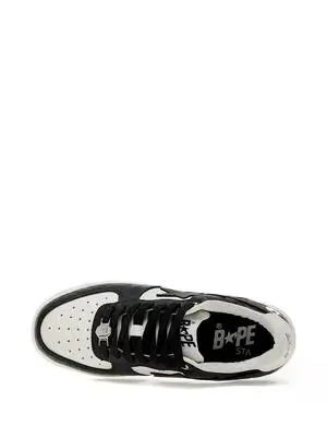 A BATHING APE Sta™ Camo Star Embellished Sneakers - Black