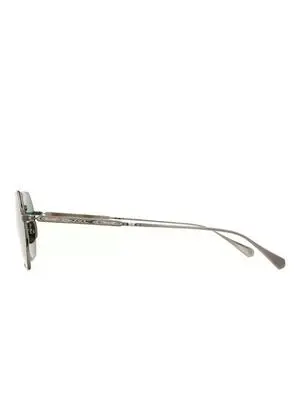 MR. LEIGHT Eden S Geometric-frame Sunglasses - Silver