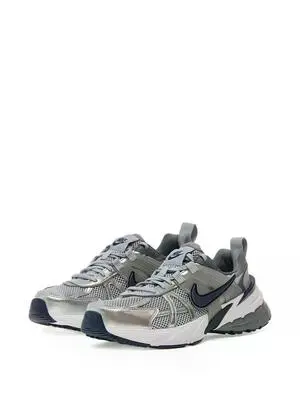 Nike V2k Run Metallic Mesh Low-top Sneakers - Grey