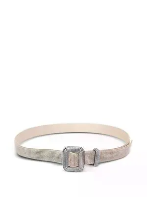Benedetta Bruzziches Crystal-embellished Buckle Belt