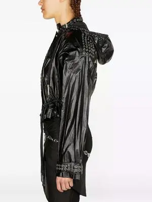 Rabanne Eyelet Biker Jacket