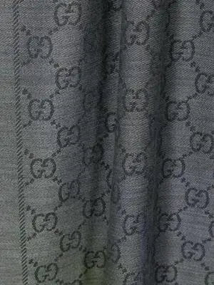 Gucci Gg-jacquard Wool Scarf