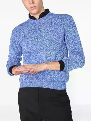 BALLANTYNE Speckled Wool Crew Neck Sweater