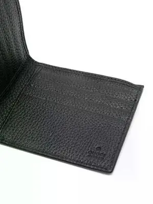 Gucci Logo-lettering Leather Wallet