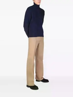 BALLANTYNE Cable-knit Turtleneck Sweater
