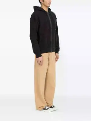 MAISON MARGIELA Cotton Hooded Jacket - Black
