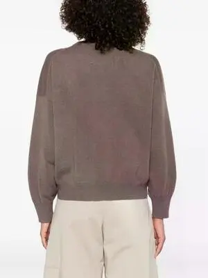 Brunello Cucinelli Paneled Crew-neck Sweater