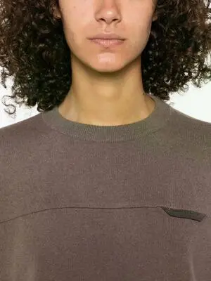 Brunello Cucinelli Paneled Crew-neck Sweater