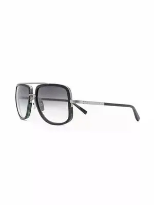 Dita Square-frame Sunglasses - Silver