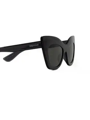 Alexander McQueen Cat Eye Sunglasses - Black