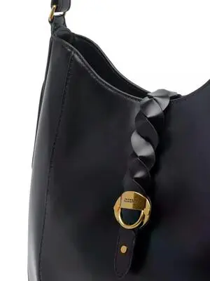 Isabel Marant Étoile Altay Braided-detail Shoulder Bag - Black