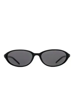 Chimi Ellipse Oval-Frame Sunglasses Black