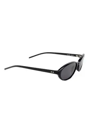 Chimi Ellipse Oval-frame Sunglasses - Black