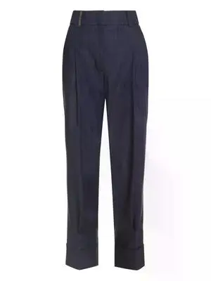 Peserico Cuffed Tailored Trousers