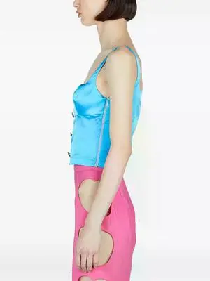 MARCO RAMBALDI Sleeveless Sweetheart Neck Top