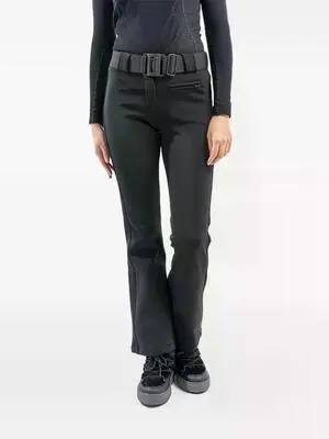 ROBERTA TONINI Belted Zipped-hem Trousers - Black