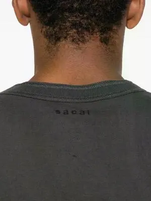Sacai Patch-pocket T-shirt - Grey