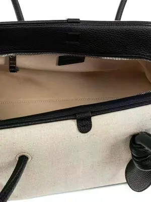 Jacquemus Le Turismo Linen Tote Bag - Neutrals