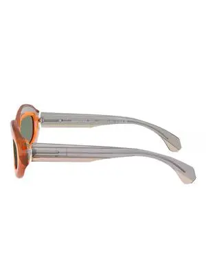 ALAIN MIKLI Oval-frame Sunglasses