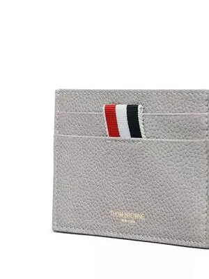 Thom Browne Pebble Grain 4-bar Single Card Holder