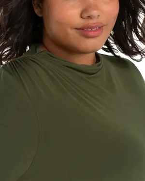 LIVERPOOL Mock Neck Top