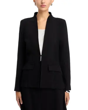 Misook Long Sleeve Ponte Jacket