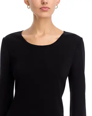 Misook Scoop Neck 3/4 Sleeve Dress