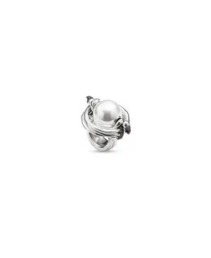 UNODE50 Pearl Ring - Silver